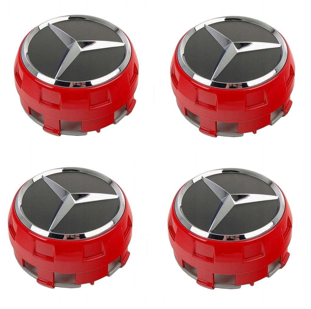 Dekielki Kapsel Mercedes AMG 75mm A0004000900 4SZT - 11486399875 - oficjalne archiwum Allegro