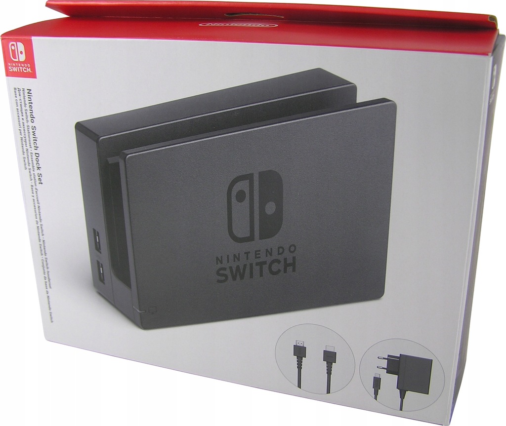 NINTENDO SWITCH DOCK SET STACJA DOKUJĄCA - 12888039451 - oficjalne ...