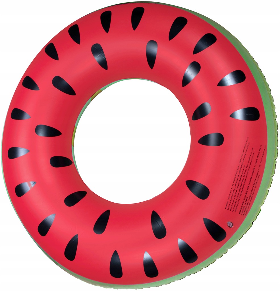 Duże KOŁO DMUCHANE na Basen Plażę ARBUZ (110cm) - 12257605008 ...