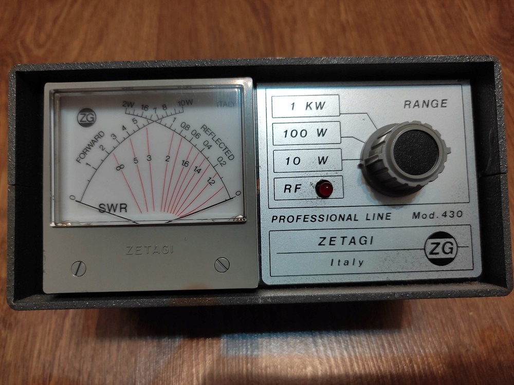 MIERNIK MOCY / SWR VHF / UHF ZETAGI MOD.430 - 12281873772 - oficjalne archiwum Allegro