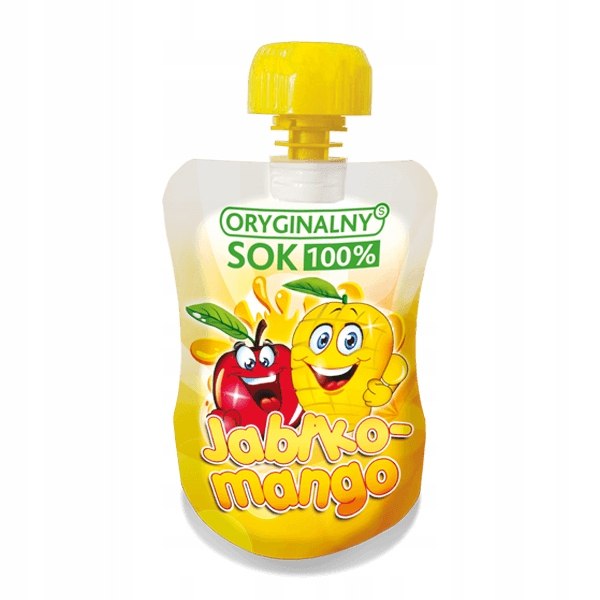 ORYGINALNY SOK 100% sok jabłko mango 110ml - 12700886096 - oficjalne ...