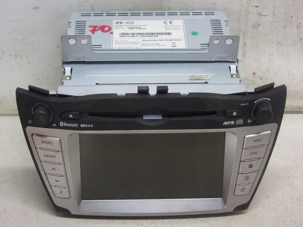 HYUNDAI IX35 RADIO NAWIGACJA 96560-2Y500 10-16 70 - 12370495326 - oficjalne archiwum Allegro