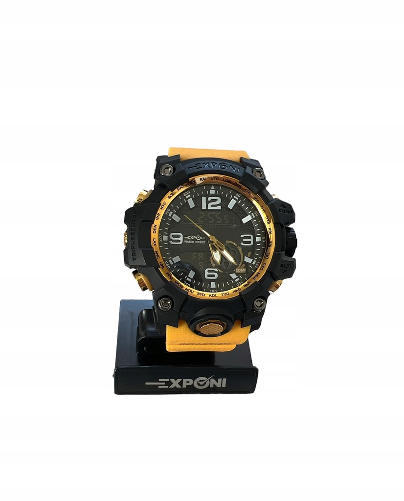 Zegarek męski Exponi jak Shock wodoodporny HIT - 13286607553 ...