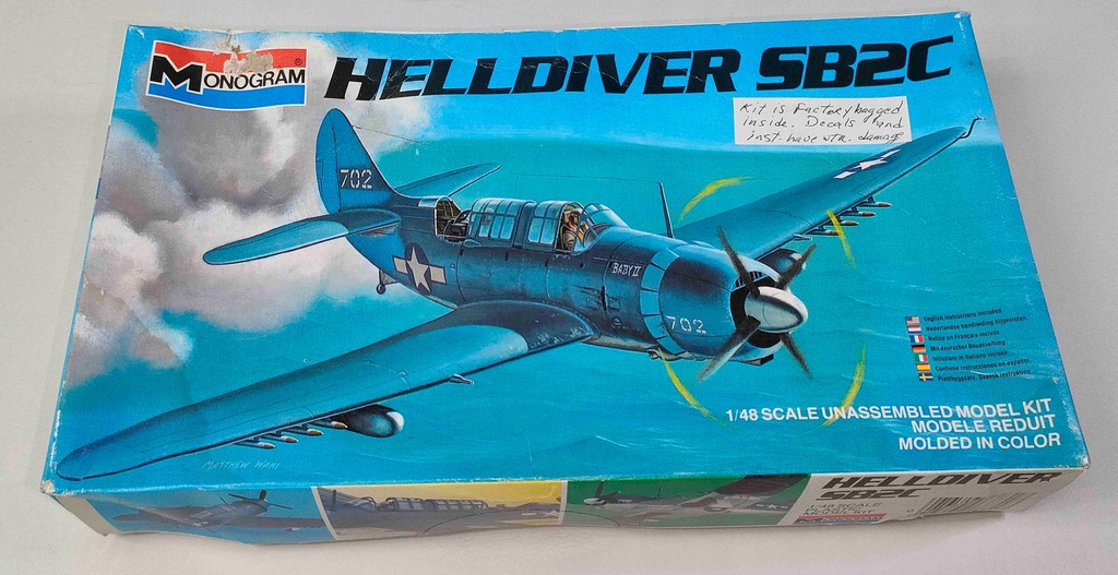 Curtiss Helldiver SB2C Monogram 6831 1/48 - 13793058087 - oficjalne ...