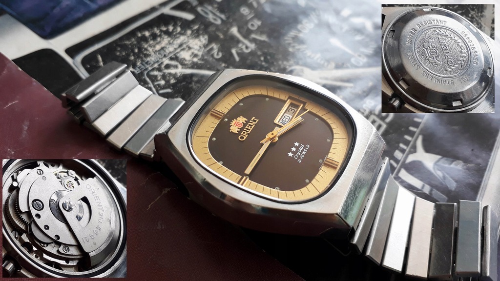 ORIENT automatic 4694I - oryginał JAPAN lata 60-70 - 12710747400 - oficjalne archiwum Allegro