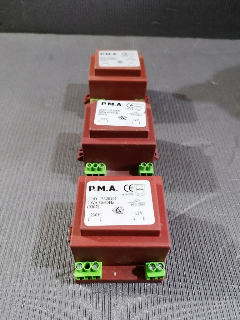 Transformator 12V 20W w obudowie trafo 20VA miedź - 10128875666 - oficjalne archiwum Allegro