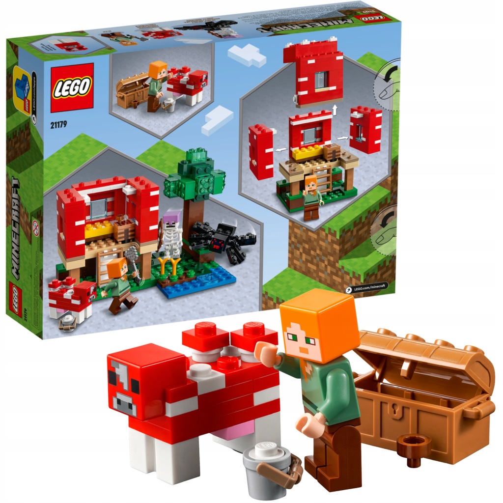 LEGO MINECRAFT DLA DZIEWCZYNKI CHŁOPCA 8, 9 10 LAT - 11754031519 ...
