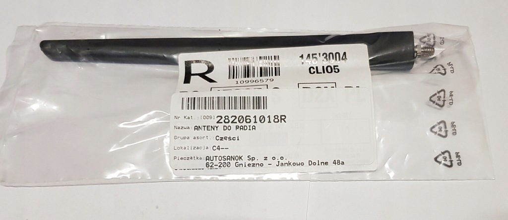 ANTENA DO RADIA ORYGINAŁ RENAULT ARKANA CAPTUR II MEGANE IV OE ...