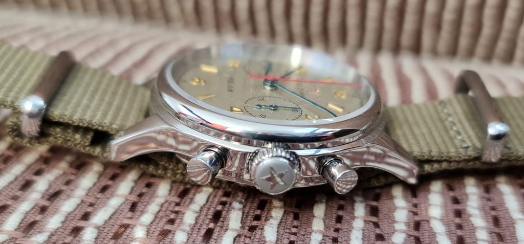 Zegarek Seagull ST19 chronograf 1963 Zuan Seakoss - 12652594234 ...