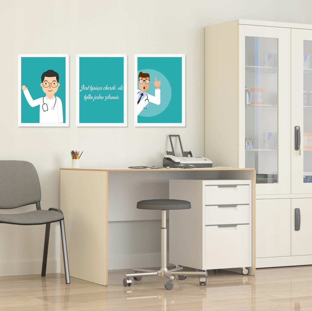 Plakat Gabinet Lekarski Pediatra 30x40cm prezent - 12666156138 ...