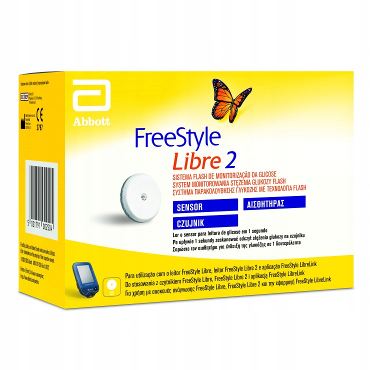 Freestyle Libre 2 sensor CGM do pomiaru glukozy - 14155791394 ...
