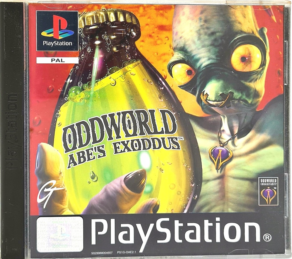 Oddworld Abes Exoddus Ps1 Playstation Psx 1 12763674124