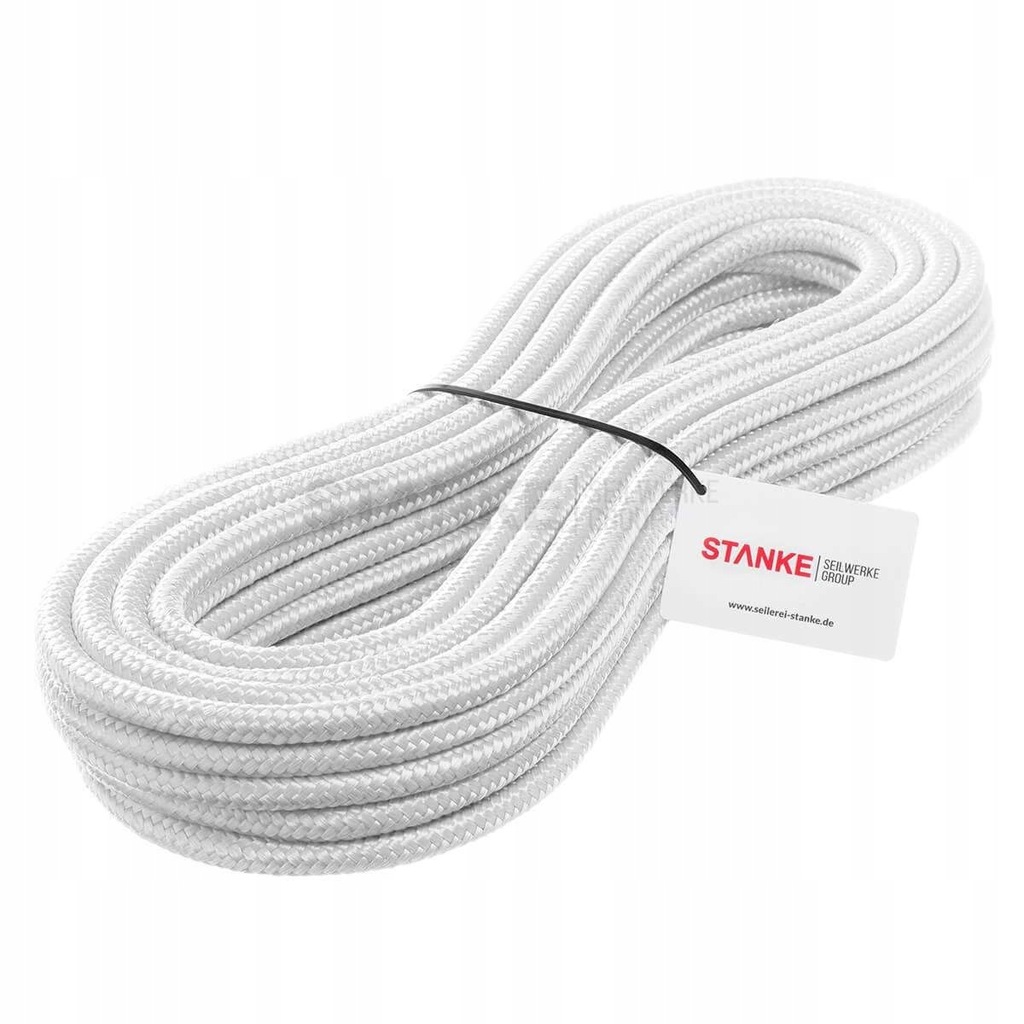 Lina linka pleciona polipropylenowa 4mm 30m biała - 11684600247 - oficjalne archiwum Allegro
