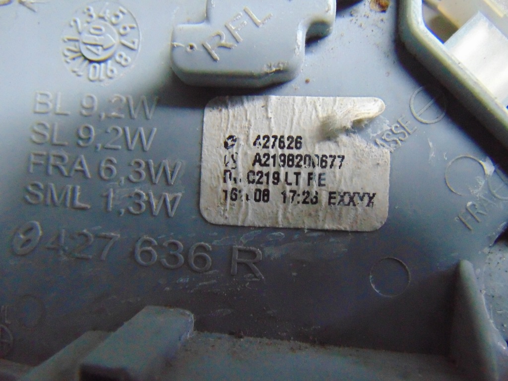 Купить Фонарь задний правый Mercedes W219 CLS LIFT A2198200664: отзывы ...