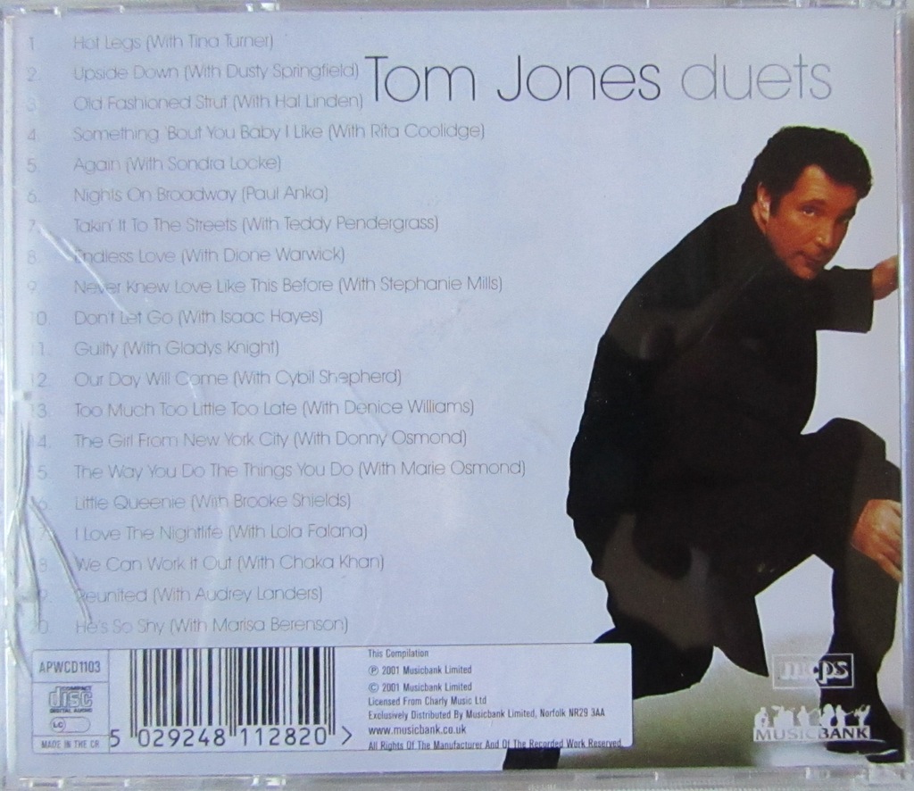 + CD TOM JONES DUETS 20 ALL-TIME CLASSICS - 7373855917 - oficjalne ...