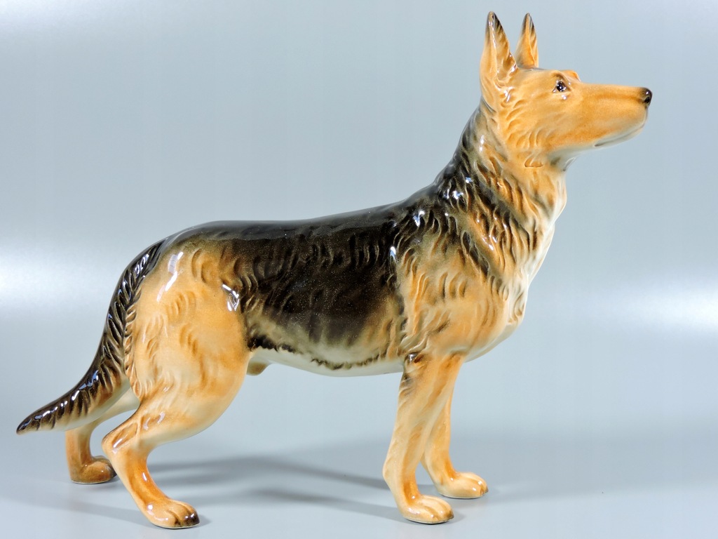 Duża figurka pies wilczur owczarek Goebel - 12672042091 - oficjalne ...