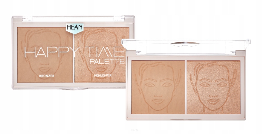 Paletka do konturowania i rozświetlania HAPPY TIME - 12636647588 ...