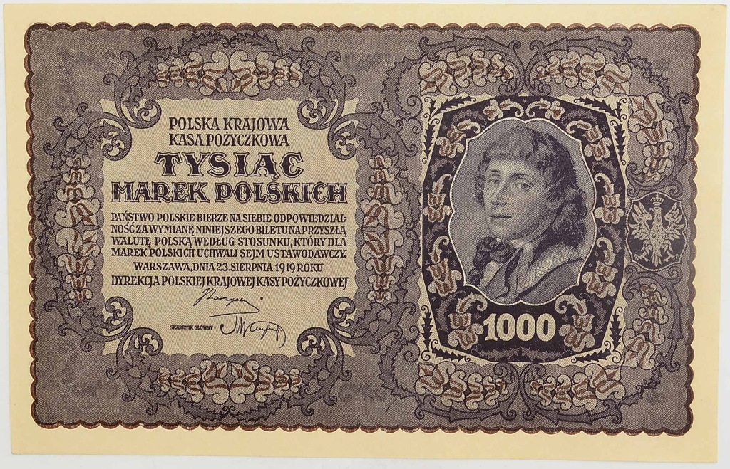 6.aa! II RP, 1 000 Marek Pol.1919 I S.CC, St.1 - 13898062119 - oficjalne archiwum Allegro