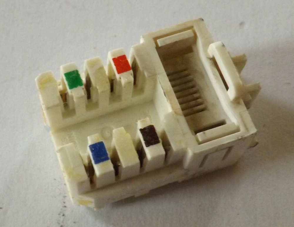 gniazdo KATT-RJLP moduł CAT5E RJ45 8P8C MOD-TAP - 11429514661 ...