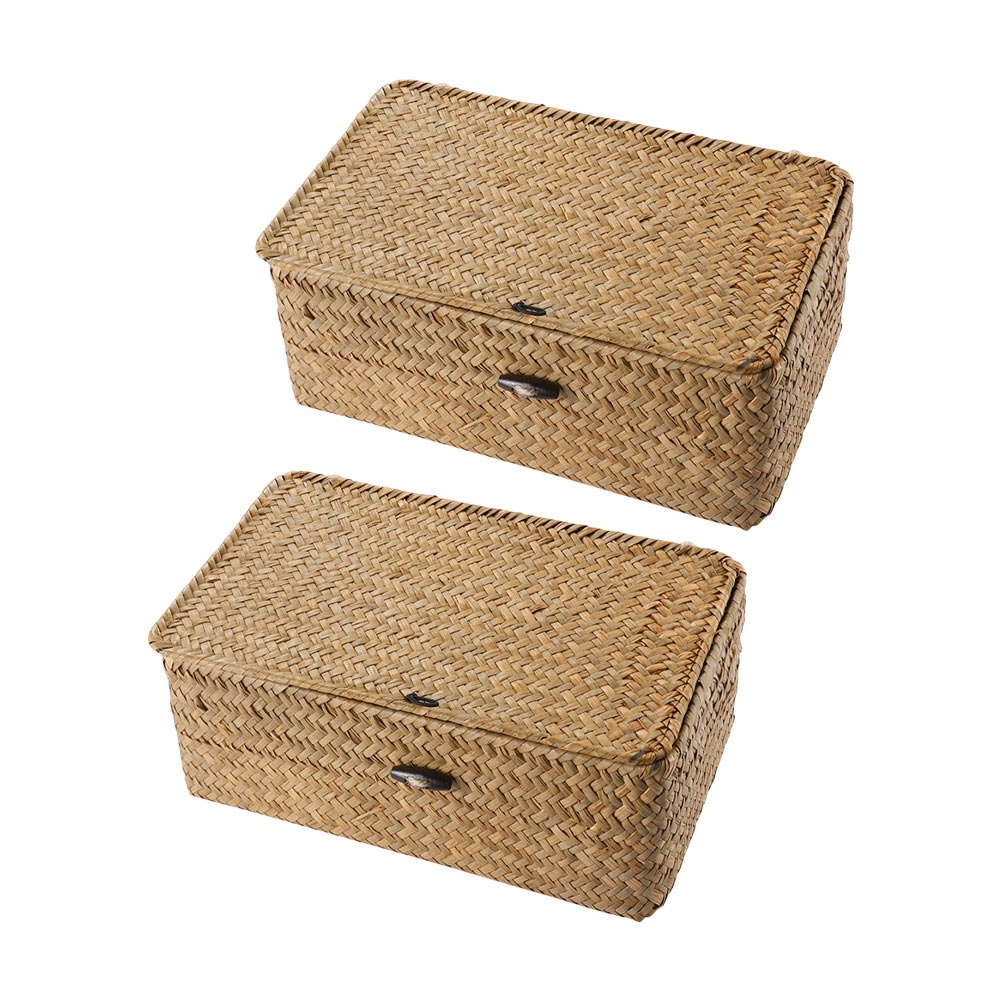 PLASTIC BASKET LID WEAVING BAMBOO LAUNDRY HAMPER - 13665743348 ...