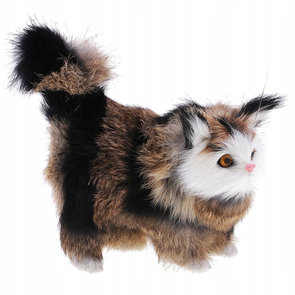 Lovely Simulation Animal Doll Plush Cats Gray - 13941143789 - oficjalne ...