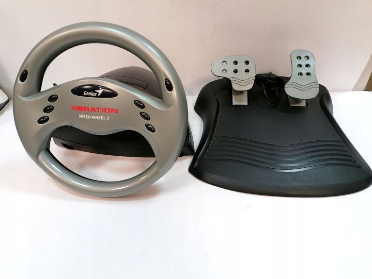 KIEROWNICA GENIUS SPEED WHEEL 3 + PEDAŁY - 8725609612 - oficjalne ...