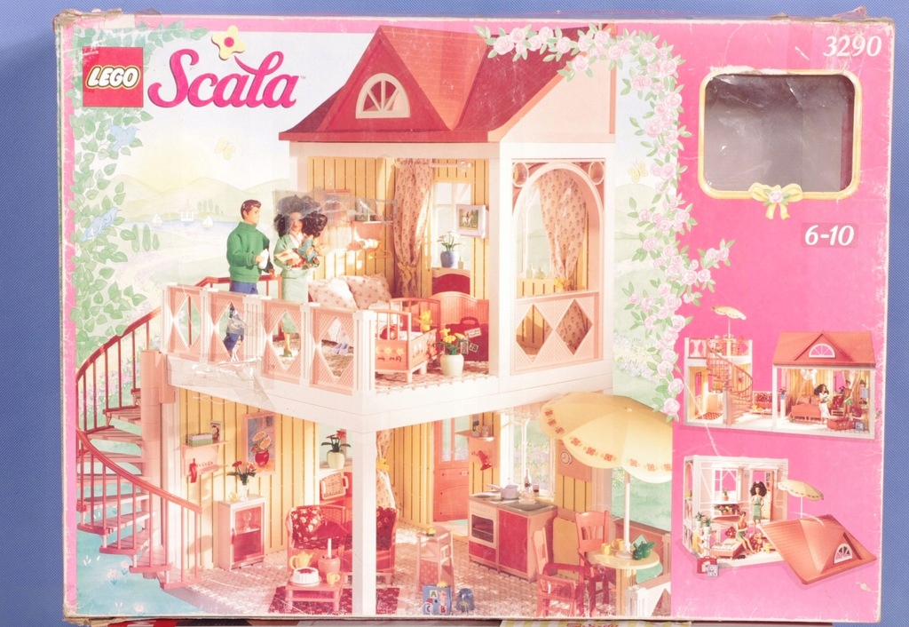 LEGO SCALA 3290 DOM BARBIE WILLA 1997 r UNIKAT !!! - 12048459098 ...