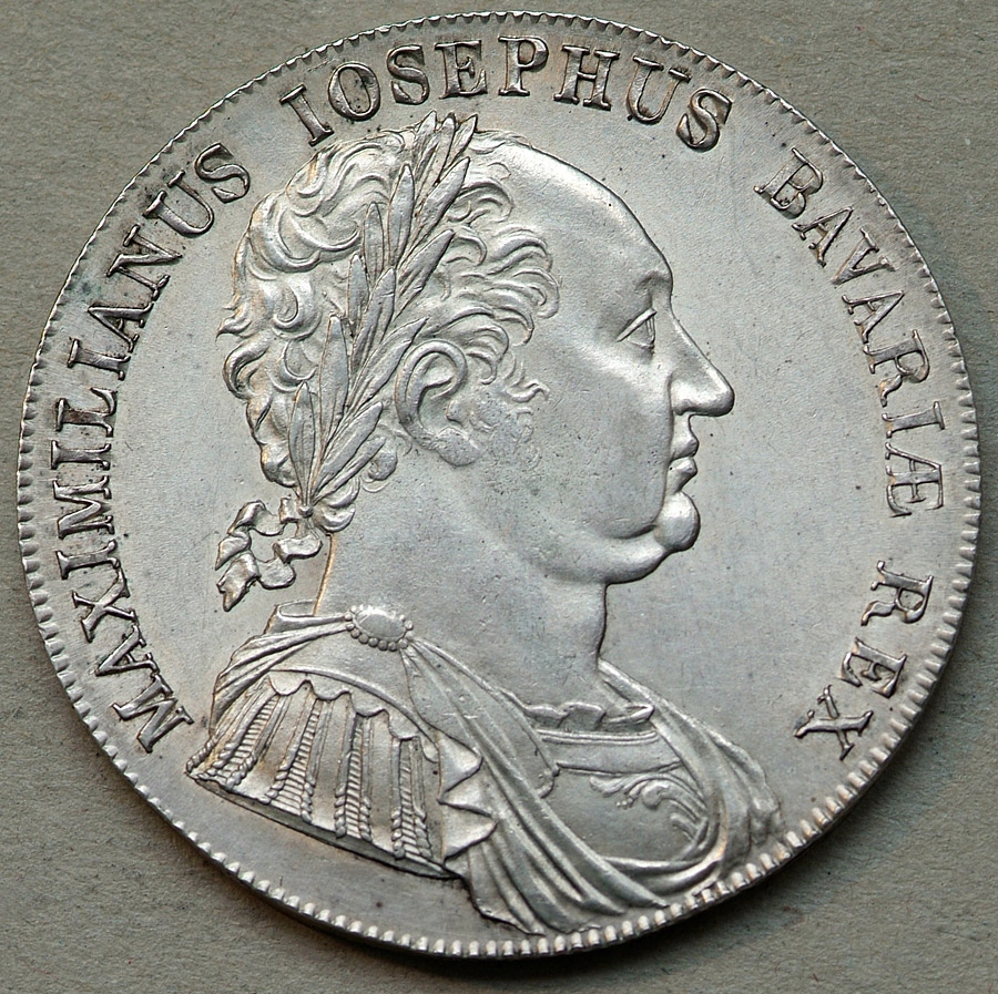 Bawaria - Talar 1818 * Konstytucja Charta Magna - 13925126475 ...