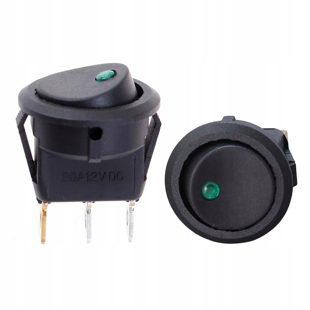 12V 20A 3 CAR ROCKER PUSH BUTTON WITH LED LIGHT - 15033977210 ...
