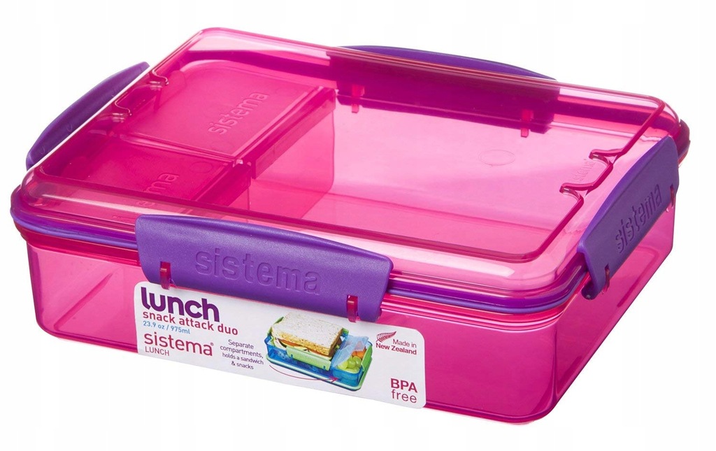 Sistema lunchbox snack attack duo 975ml kolormix - 11089163733 ...