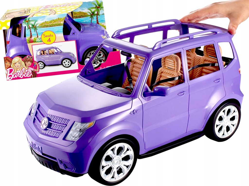 BARBIE FIOLETOWY SUV SAMOCHÓD DLA LALEK AUTO DVX58 - 7617361643 ...