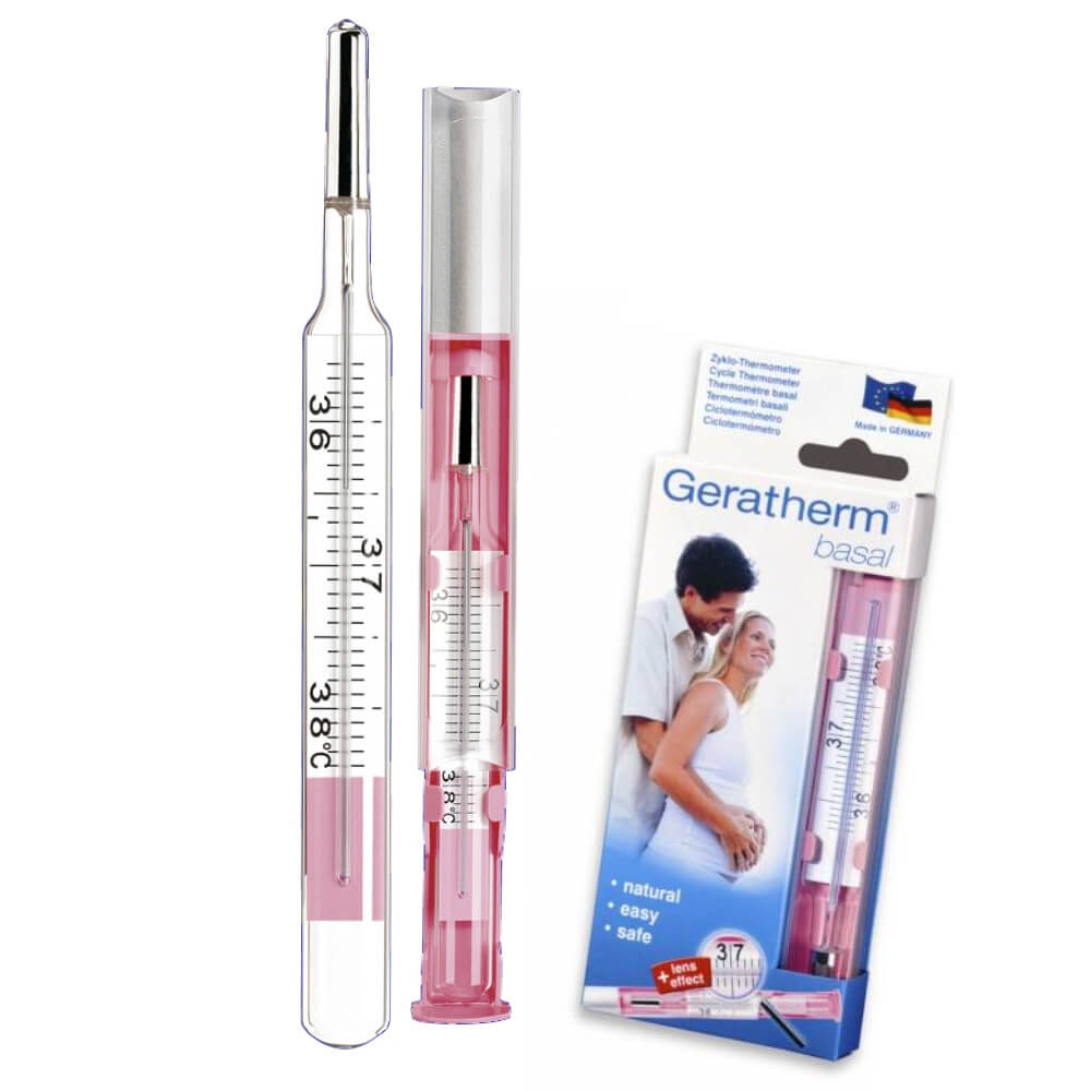GERATHERM BASAL SZKLANY TERMOMETR OWULACYJNY LUPA - 12293531920 ...