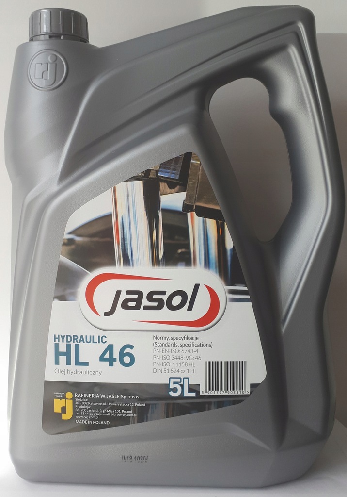 OLEJ HYDRAULICZNY HL46 JASOL HL 46 , HL-46 - 5L - 7527359219 - oficjalne archiwum Allegro