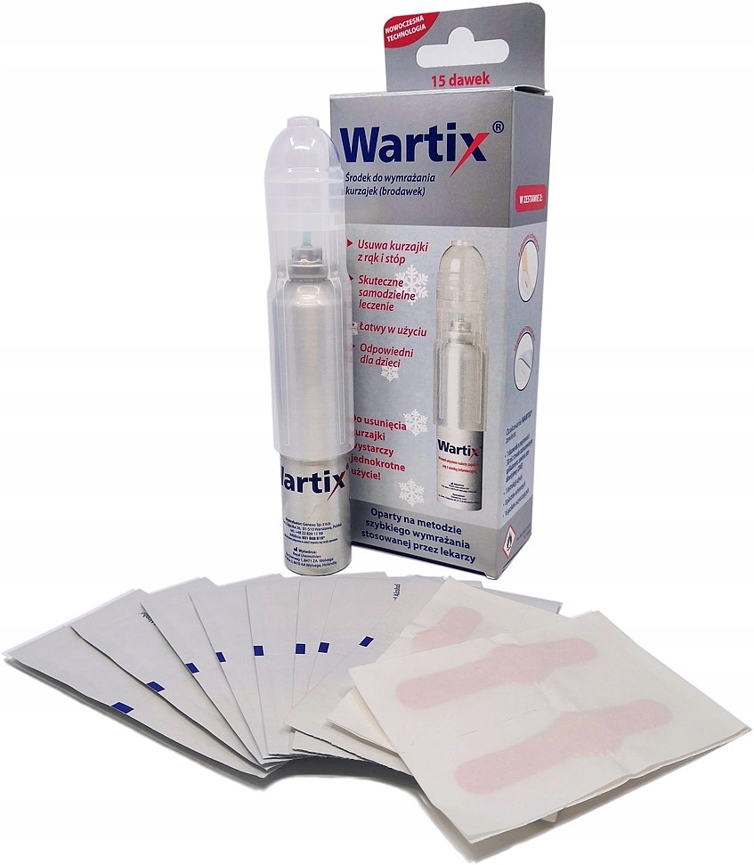 WARTIX PREPARAT ZAMRAŻACZ NA KURZAJKI BRODAWKI - 8664411343 - oficjalne ...