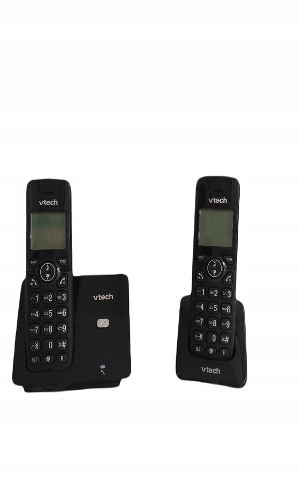TELEFON BEZPRZEWODOWY VTECH CS2001 2 SZT CZARNY - 12864259536 ...