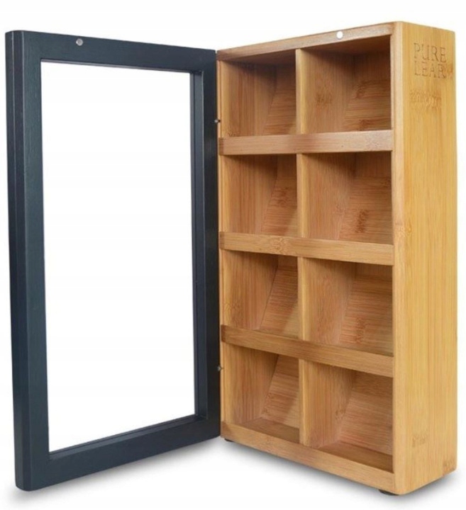 Pure Leaf drewniany prezenter na herbaty, skrzynka, ekspozytor ...