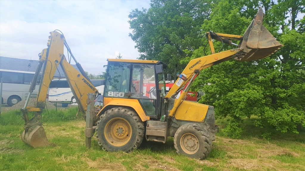 KOPARKO-ŁADOWARKA FERMEC 860 - 13747070192 - oficjalne archiwum Allegro