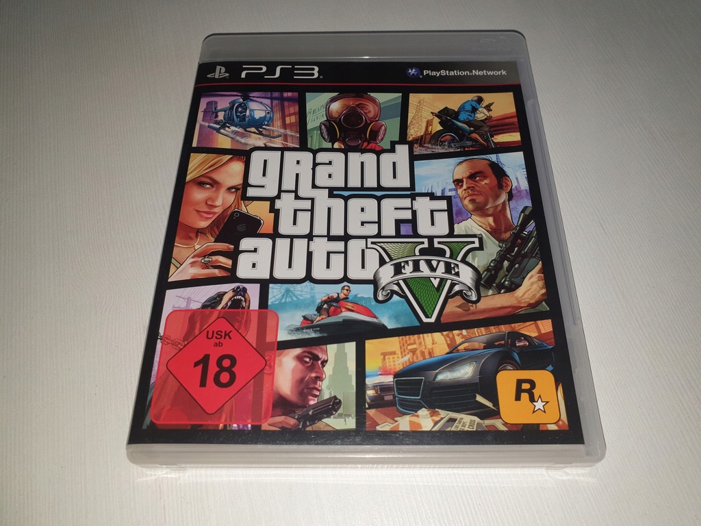 GTA 5 V GRAND THEFT AUTO PS3 PO POLSKU PL - 12589873615 - oficjalne ...