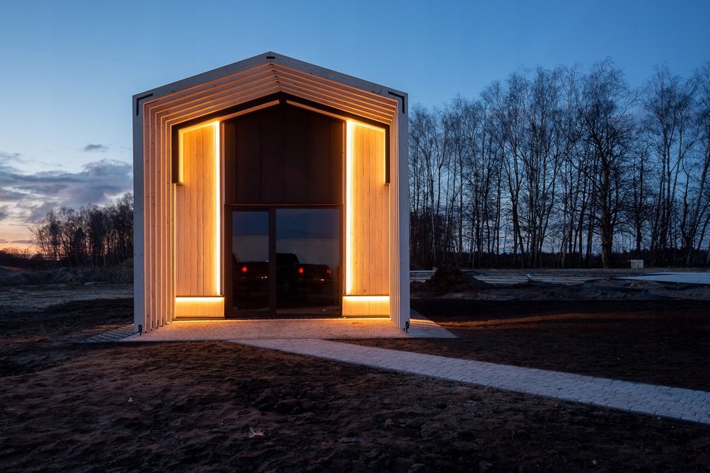 Dom 35m2 bez pozwolenia całoroczny z antresolą MTB - 10532823485 - oficjalne archiwum Allegro