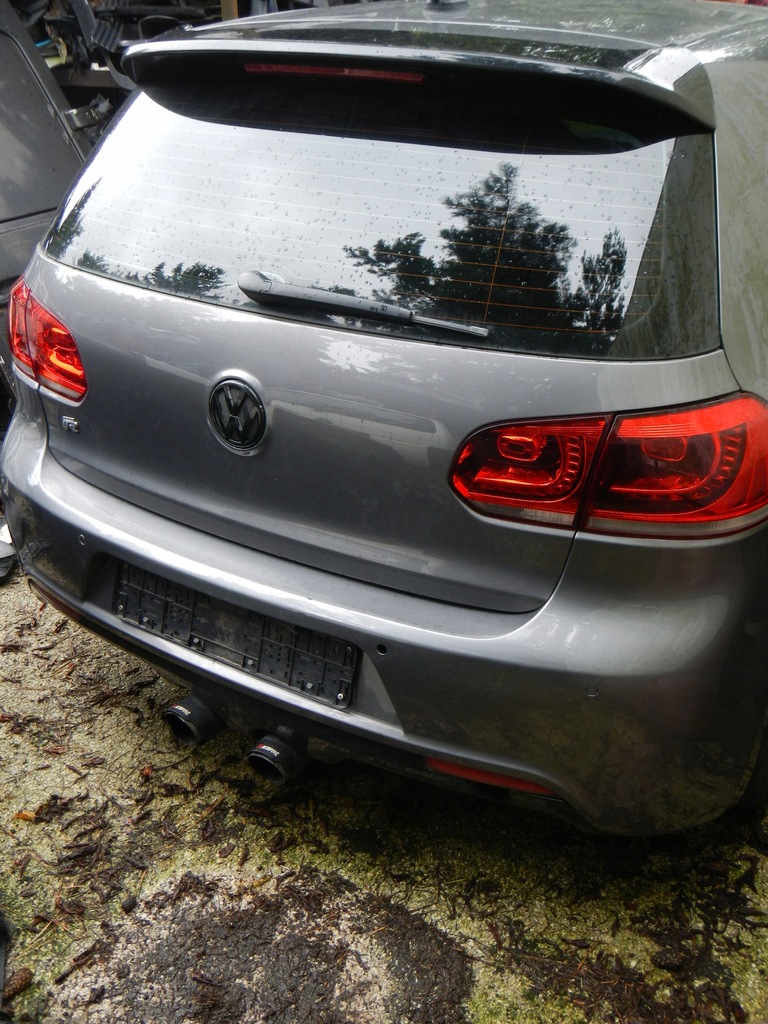 VW GOLF VI 6 TYŁ ZDERZAK KLAPA LAMPY R-LINE GTI - 14245344536 ...