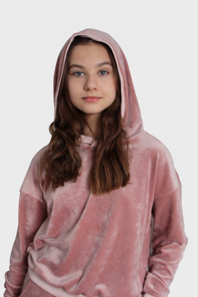 Dres welur pudrowy róż dla nastolatki r.164 Polska - 11277972125 - oficjalne archiwum Allegro