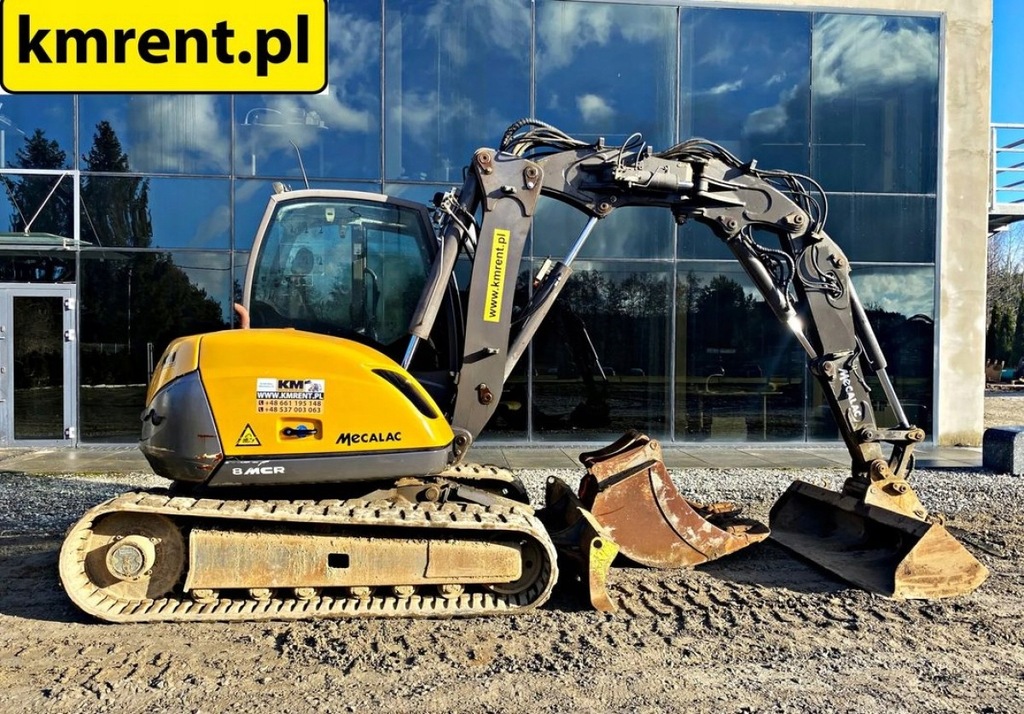 Mecalac 8 MCR MINI KOPARKA 2012R. 6MCR - 15094926407 - oficjalne archiwum Allegro