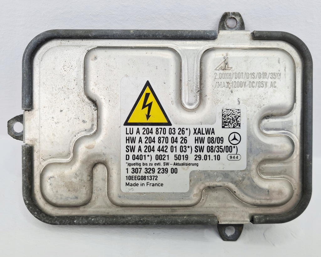 MERCEDES W204 PRZETWORNICA XENON A2048700326 - 13099052943 - oficjalne ...