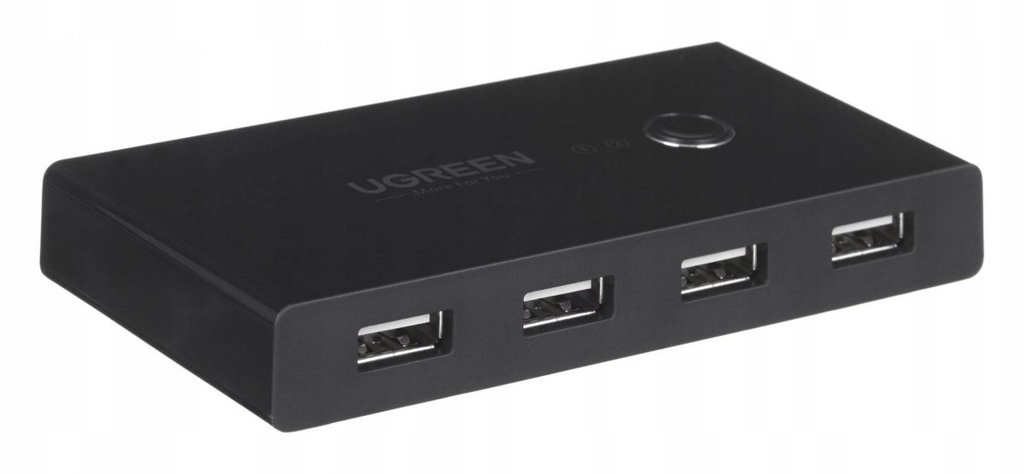 UGREEN SWITCH PRZEŁĄCZNIK KVM USB 2X4 USB 2.0 CZAR - 12641519161 - oficjalne archiwum Allegro