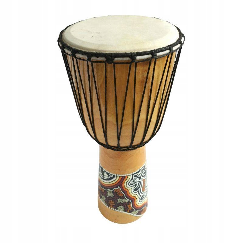 Bęben instrument etniczny bębenek drewniany 50 cm - 13724066113 ...
