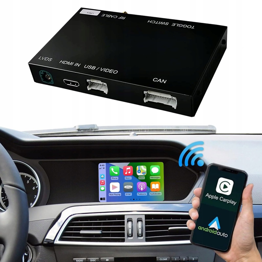 Road Top Wireless Carplay Android Auto Dla Mercedes Benz 14435271383