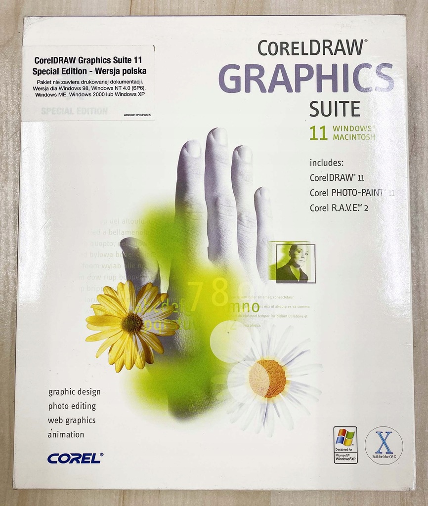 CorelDraw 11 Special Edition PL BOX - 12380541722 - oficjalne archiwum ...