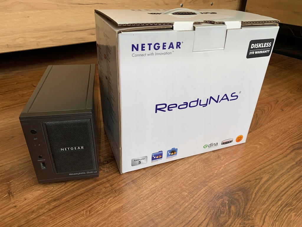 NAS Netgear ReadyNas Duo v2 + 2x 1TB HDD WD RED - 10504271731 ...