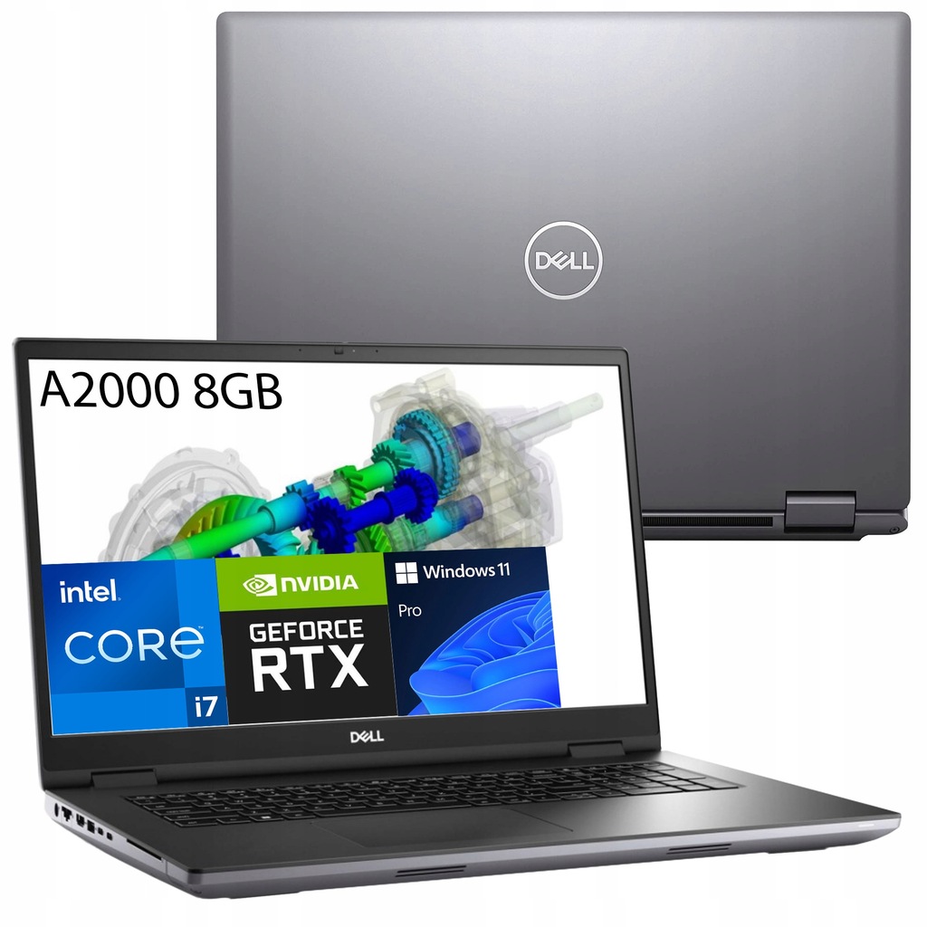 DELL PRECISION 7670 i7-12850HX 32GB/1TB SSD RTX A2000 8G 16" FHD+ ...