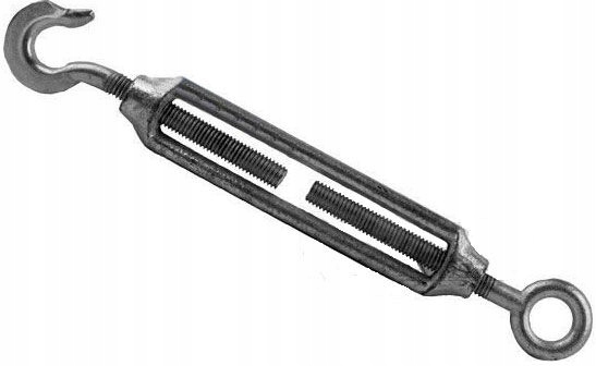 Śruba rzymska napinająca ocynkowana M8 H/O 200 kg - 11386559445 ...